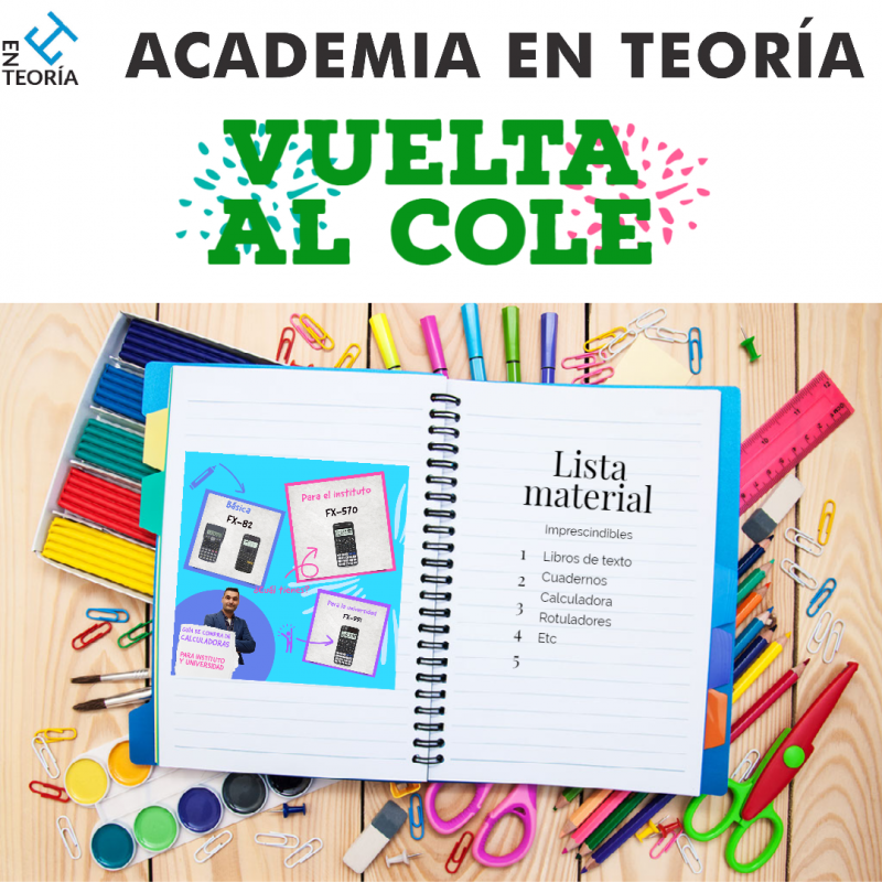 Material escolar imprescindible para vuelta al cole | En Teoría